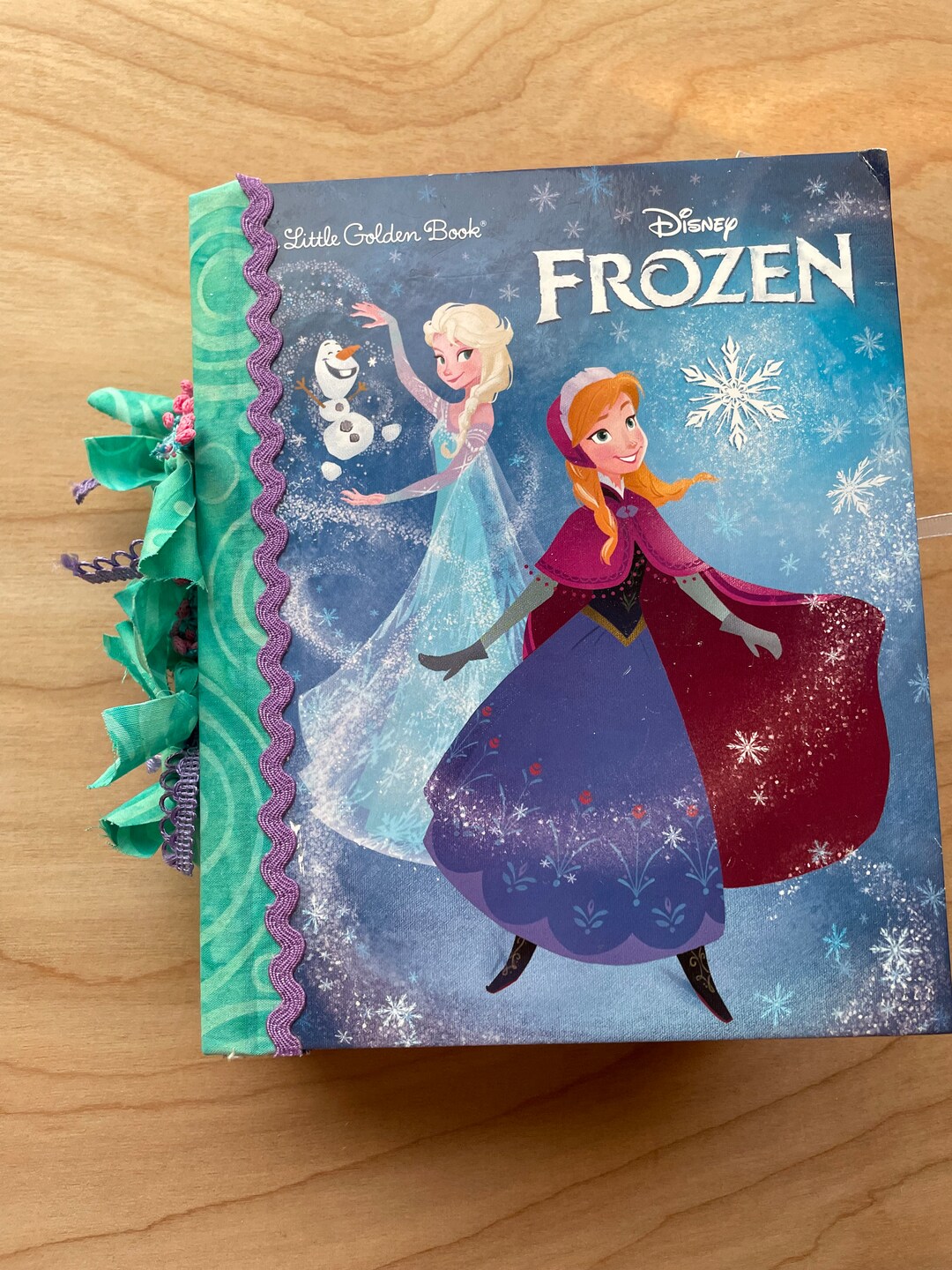 Frozen Little Golden Book Junk Journal, Junk Journal, Disney Journal ...