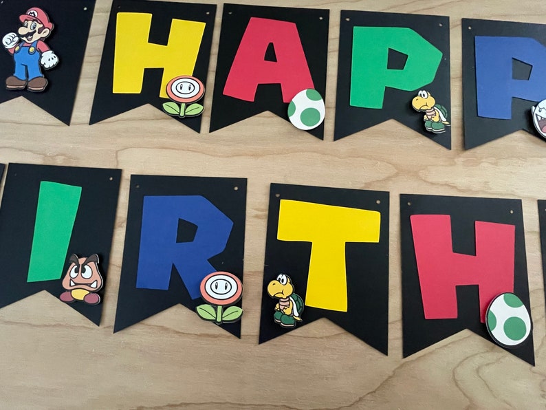 Super Mario Bros Super Mario Party Yoshi Party Super Mario - Etsy