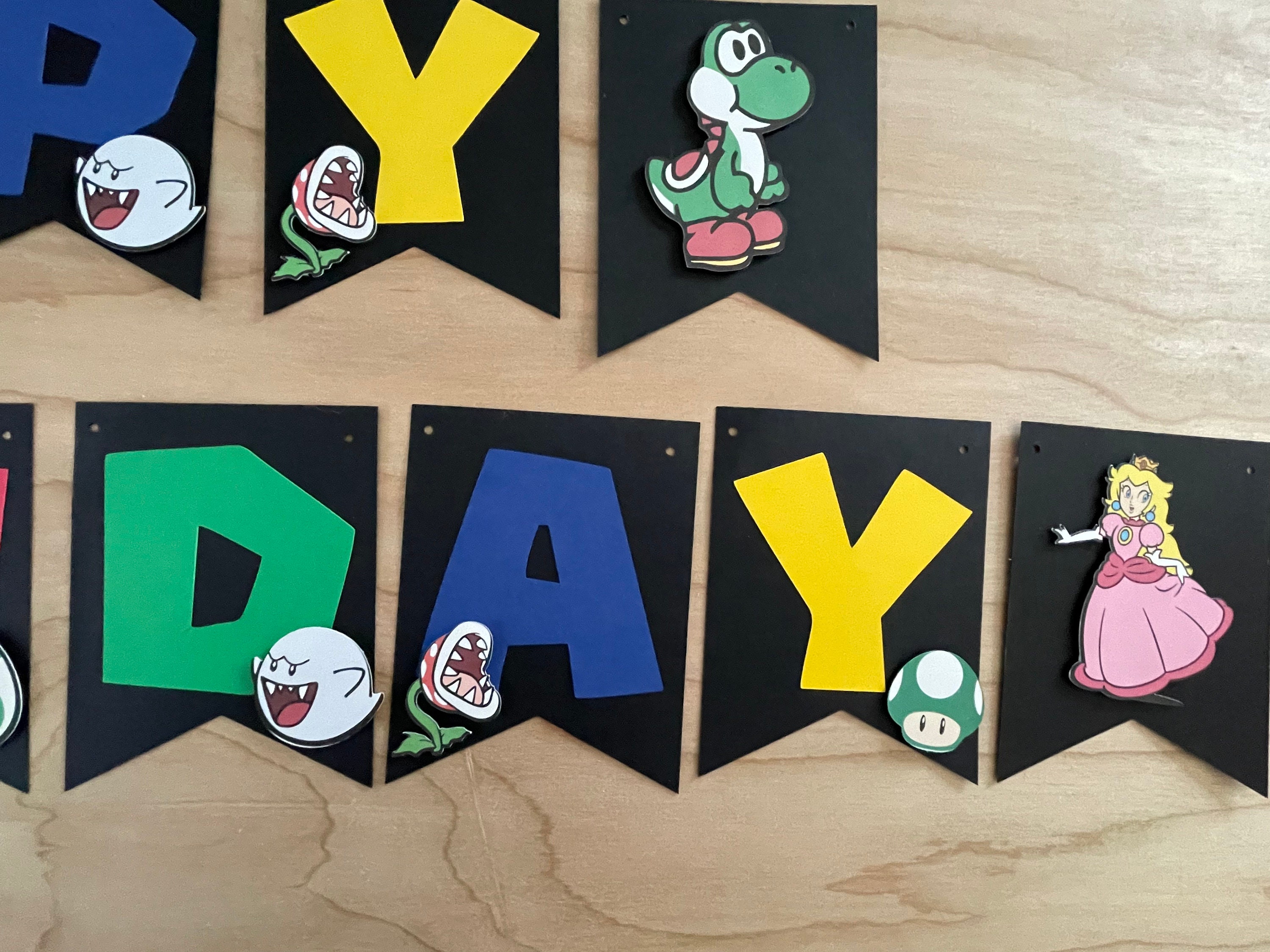 Super Mario Bros Super Mario Party Yoshi Party Super Mario - Etsy