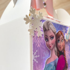 Frozen Treat Boxes, Anna and Elsa Party Decor, Gable Boxes, Treat Boxes ...