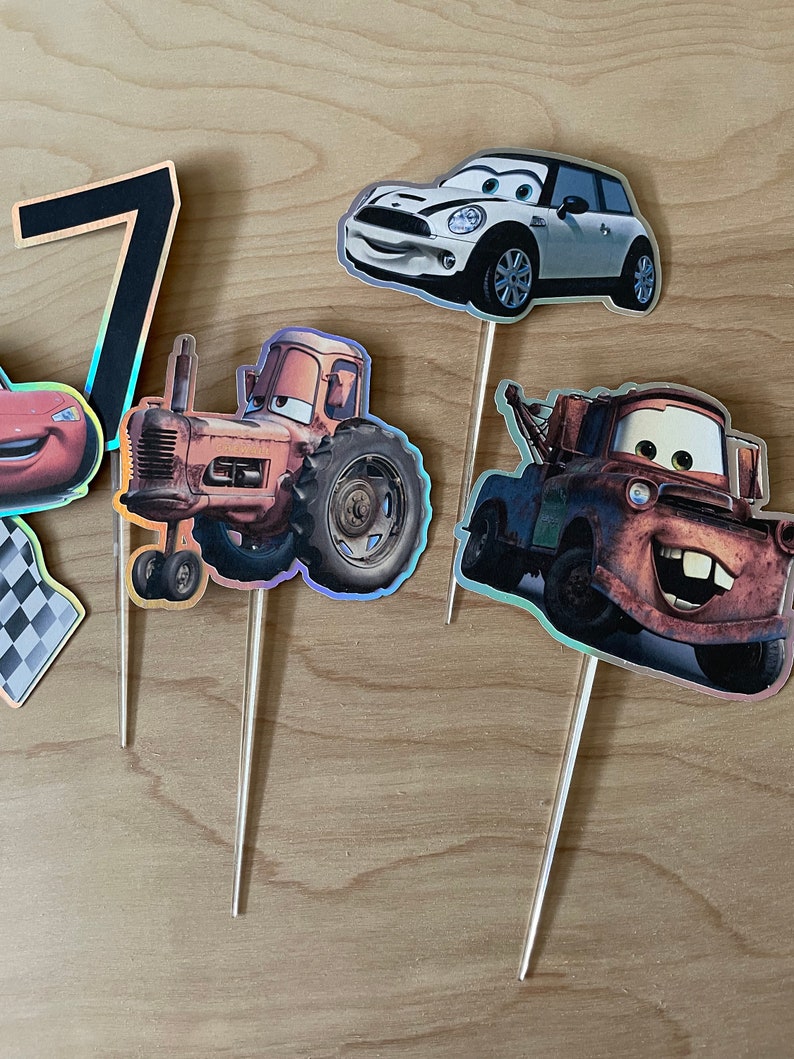 Cake Toppers Cars Centerpieces Photo Props Cars Cake - Etsy