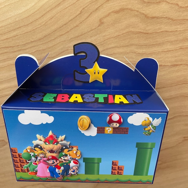 Birthday Box Super Mario - Etsy