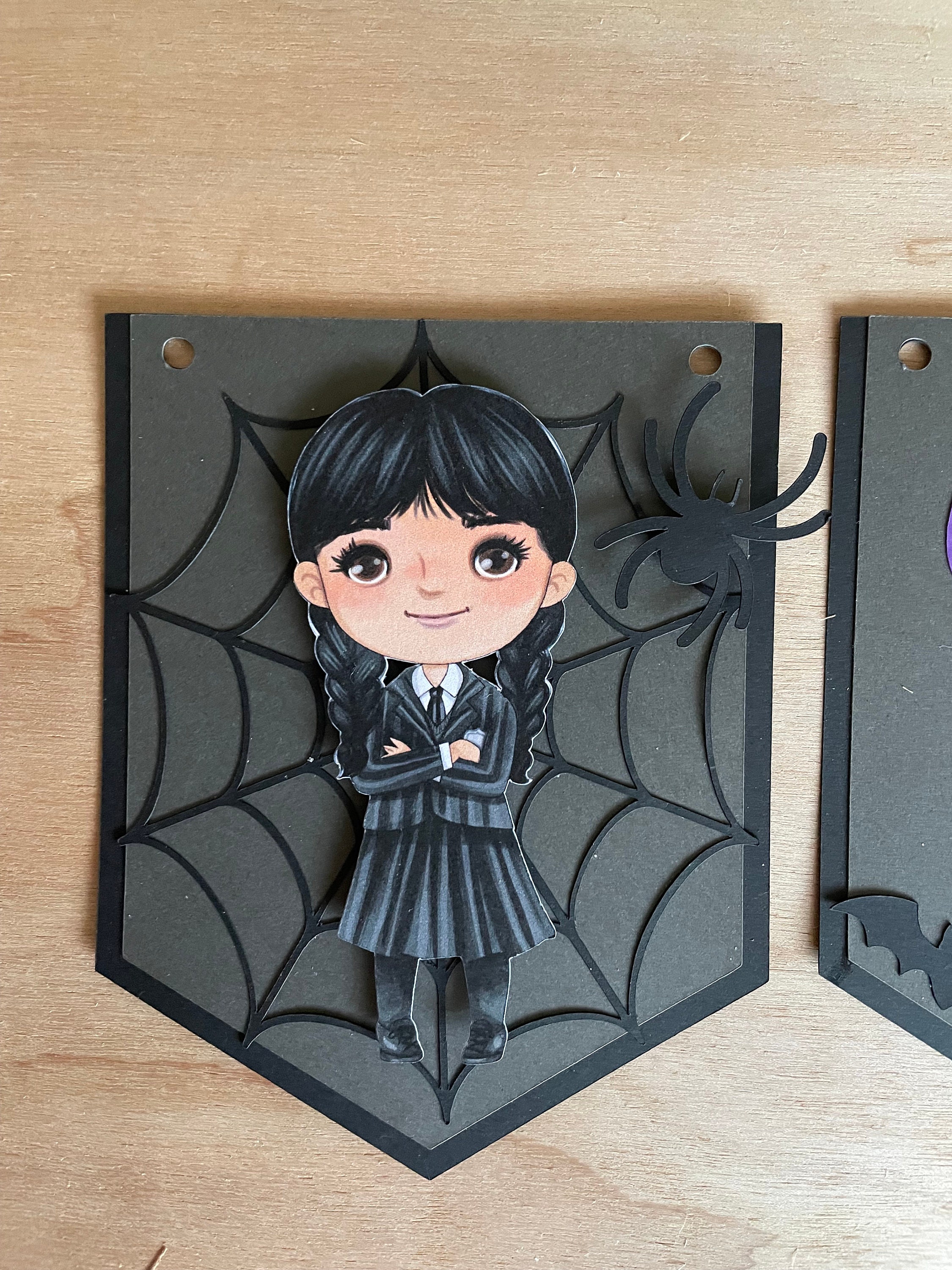 Wednesday Birthday Banner, Addams Family Party, Wednesday Addams Party ...