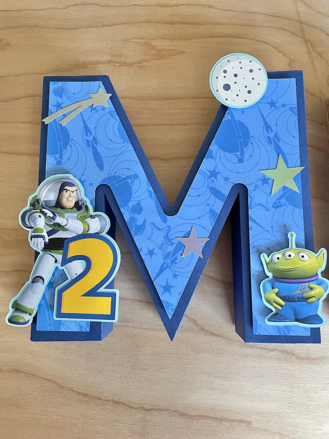Buzz Lightyear3d Letters, Buzz Lightyear Party Decor, Toy Story 3D ...