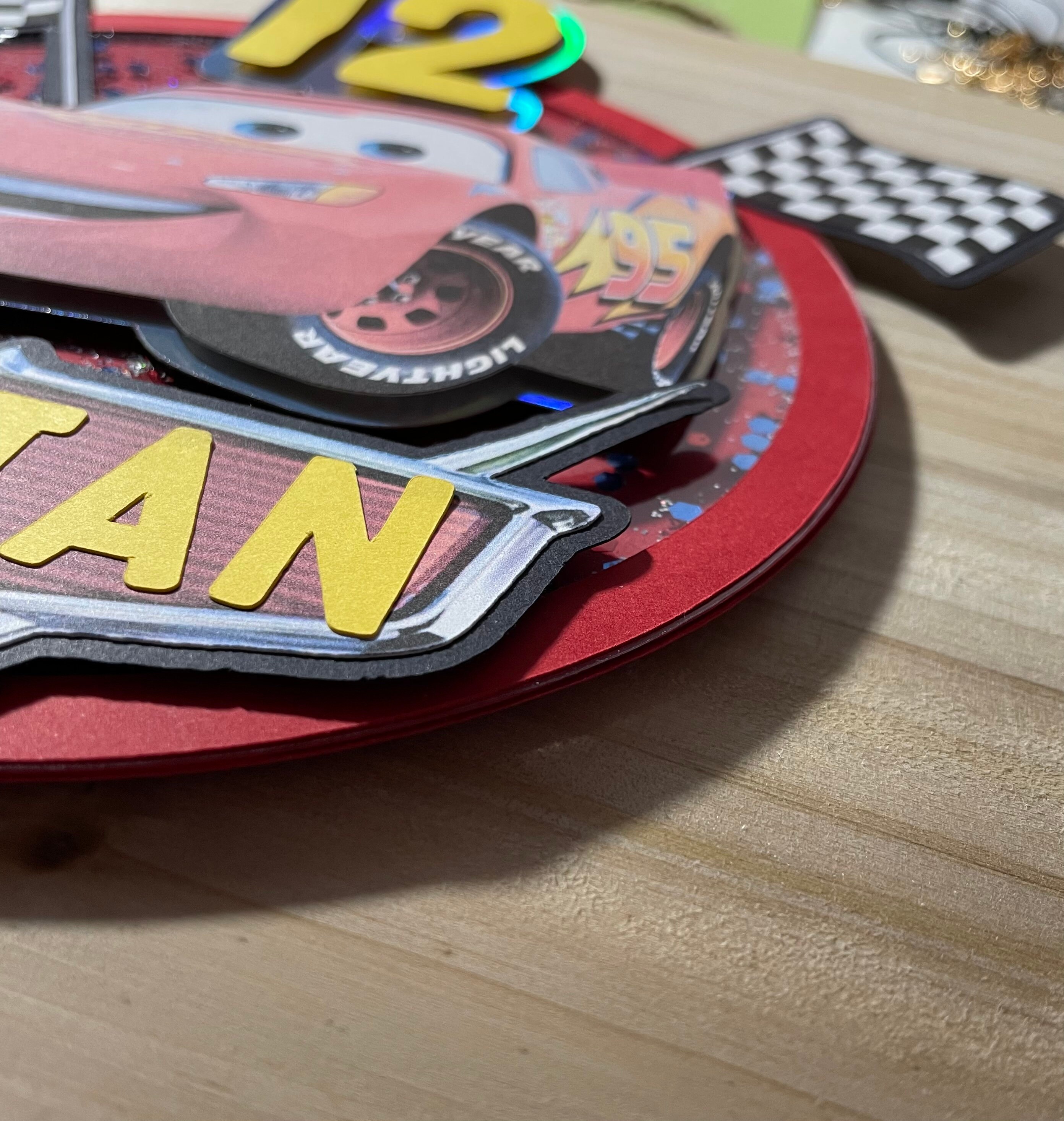 Cars Shaker Cake Topper Disney Cars Cake Topper Disney Cake - Etsy