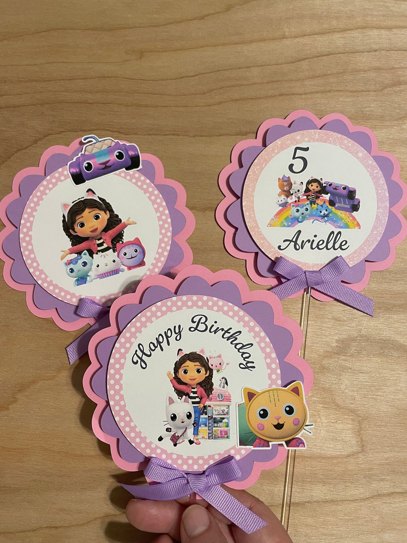 Gabby’s Dollhouse Centerpieces, Gabby’s Dollhouse Party Decor ...