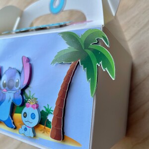 Stitch Treat Boxes, Stitch Gable Boxes, Stitch Party Decor, Stitch ...
