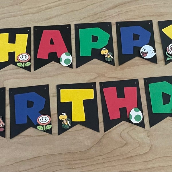 Mario Party Banner - Etsy