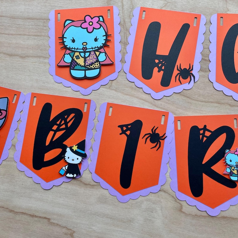 Hello Kittys Banner - Etsy