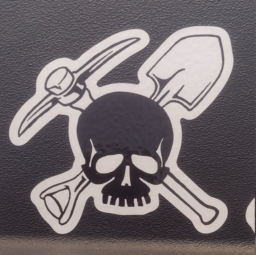 Quartz Cowboy Logo Skull Pick & Shovel Miner - Etsy