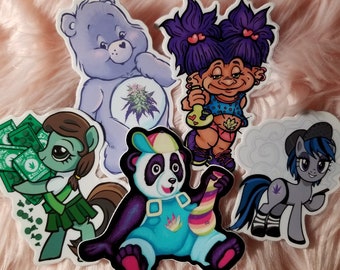 Weed Sticker Pack - Etsy