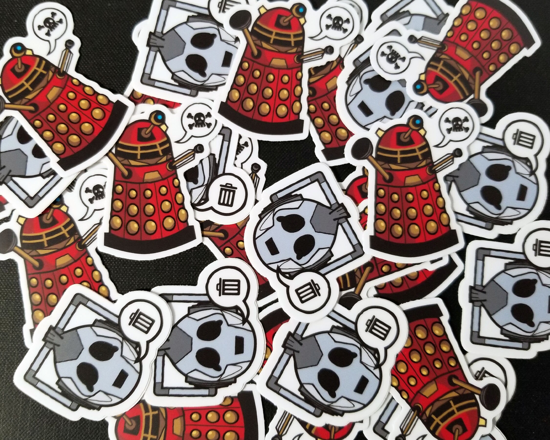 Cartoon Dalek Vinyl Sticker: Doctor Who Sci-fi Art Decal - Etsy