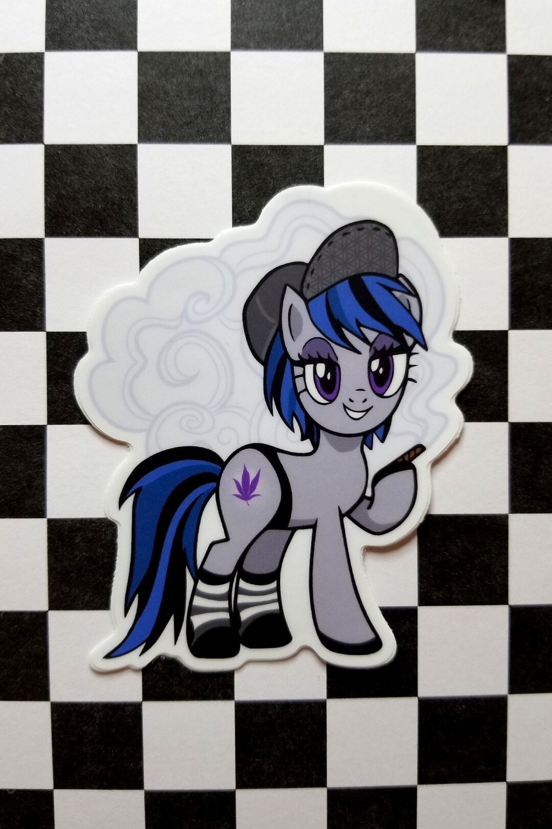 Stony Pony Vinyl Weed Sticker - Marijuana Decal Cannabis Art Stoner ...