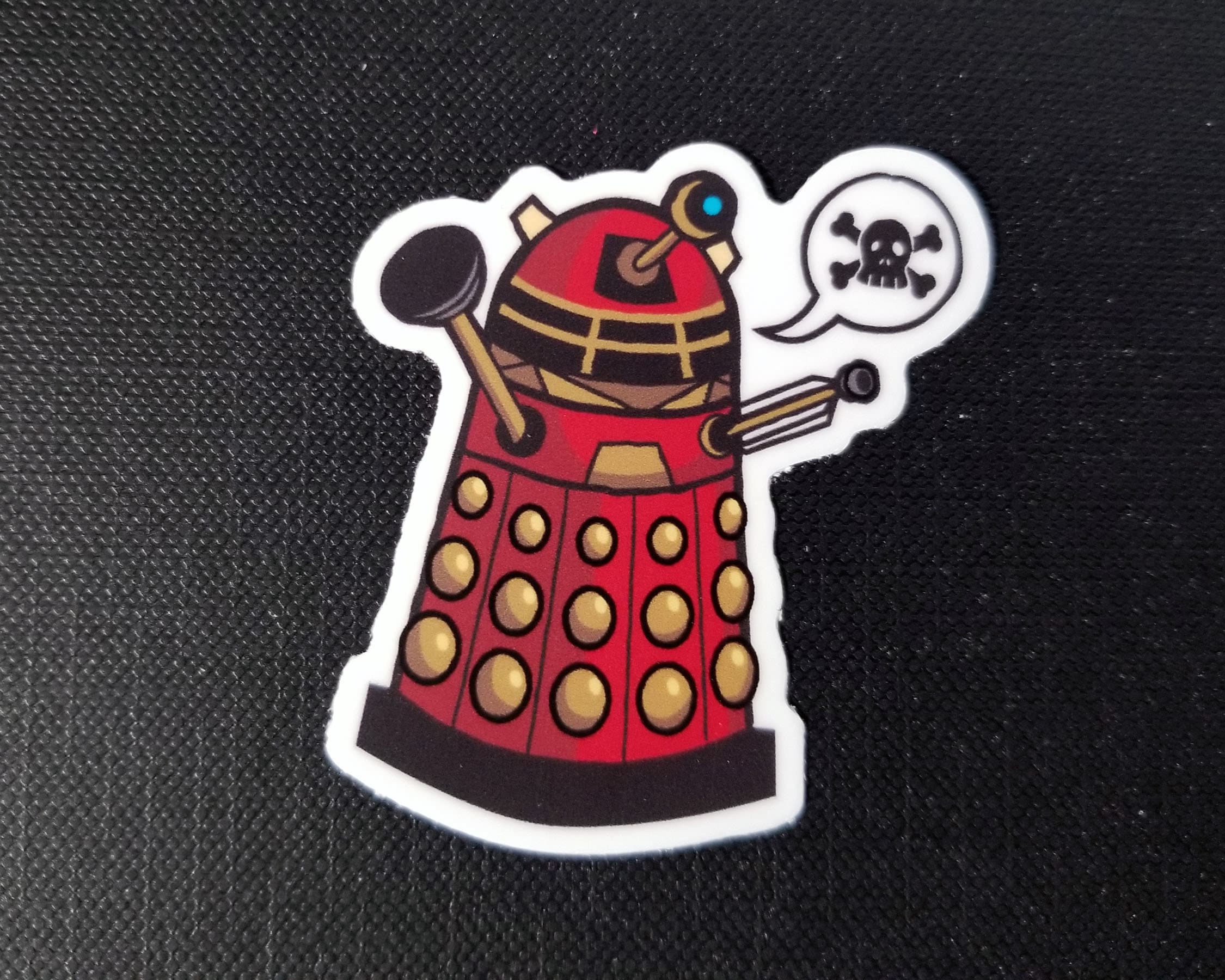 Cartoon Dalek Vinyl Sticker: Doctor Who Sci-fi Art Decal - Etsy