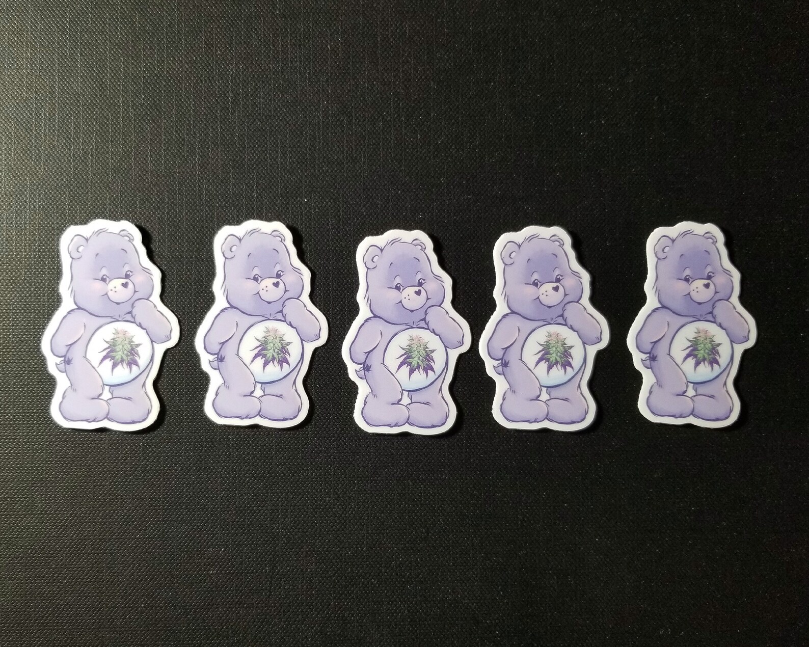 Kush Bear Vinyl Weed Sticker Marijuana Cannabis Art Decal | Etsy