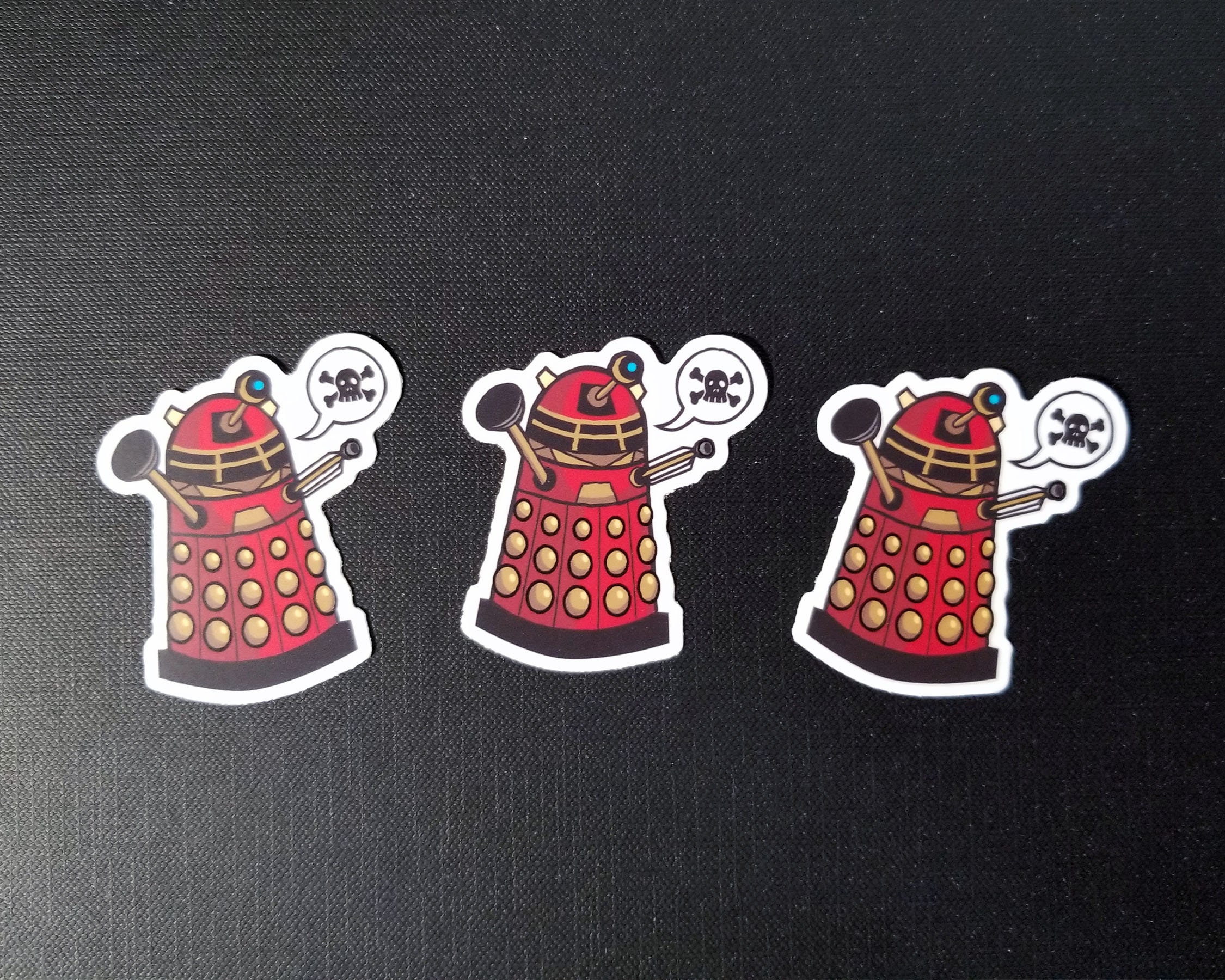 Cartoon Dalek Vinyl Sticker Doctor Who Inspired Art Decal | Etsy