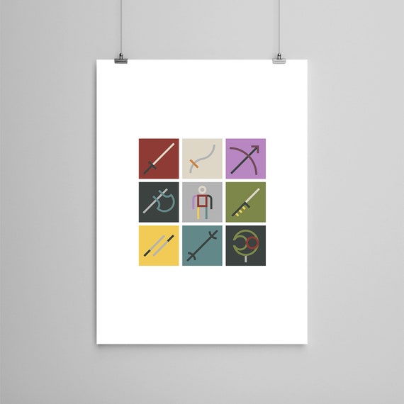 Power Rangers Lexigram Minimalist Poster - Etsy