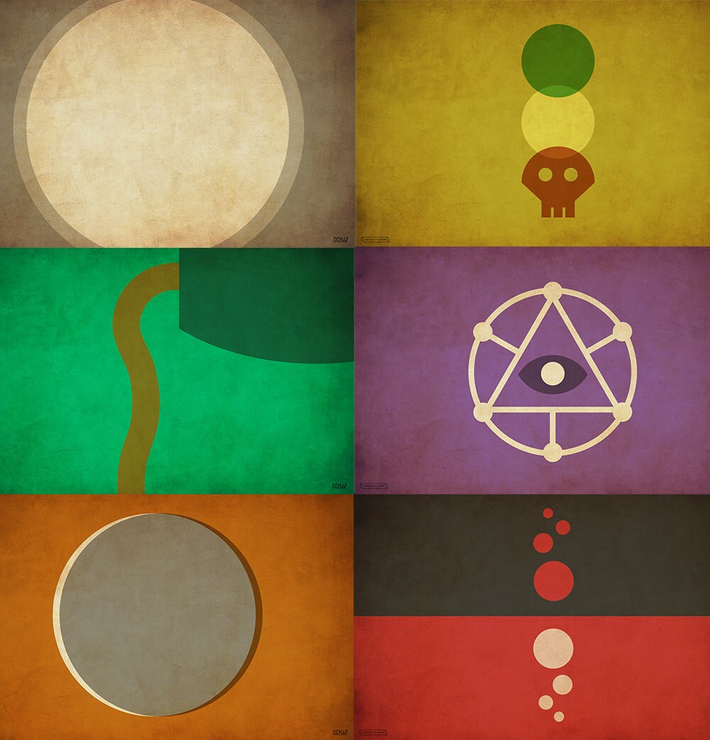 All 34 Classes Wow Minimalist Class Poster Series - Etsy