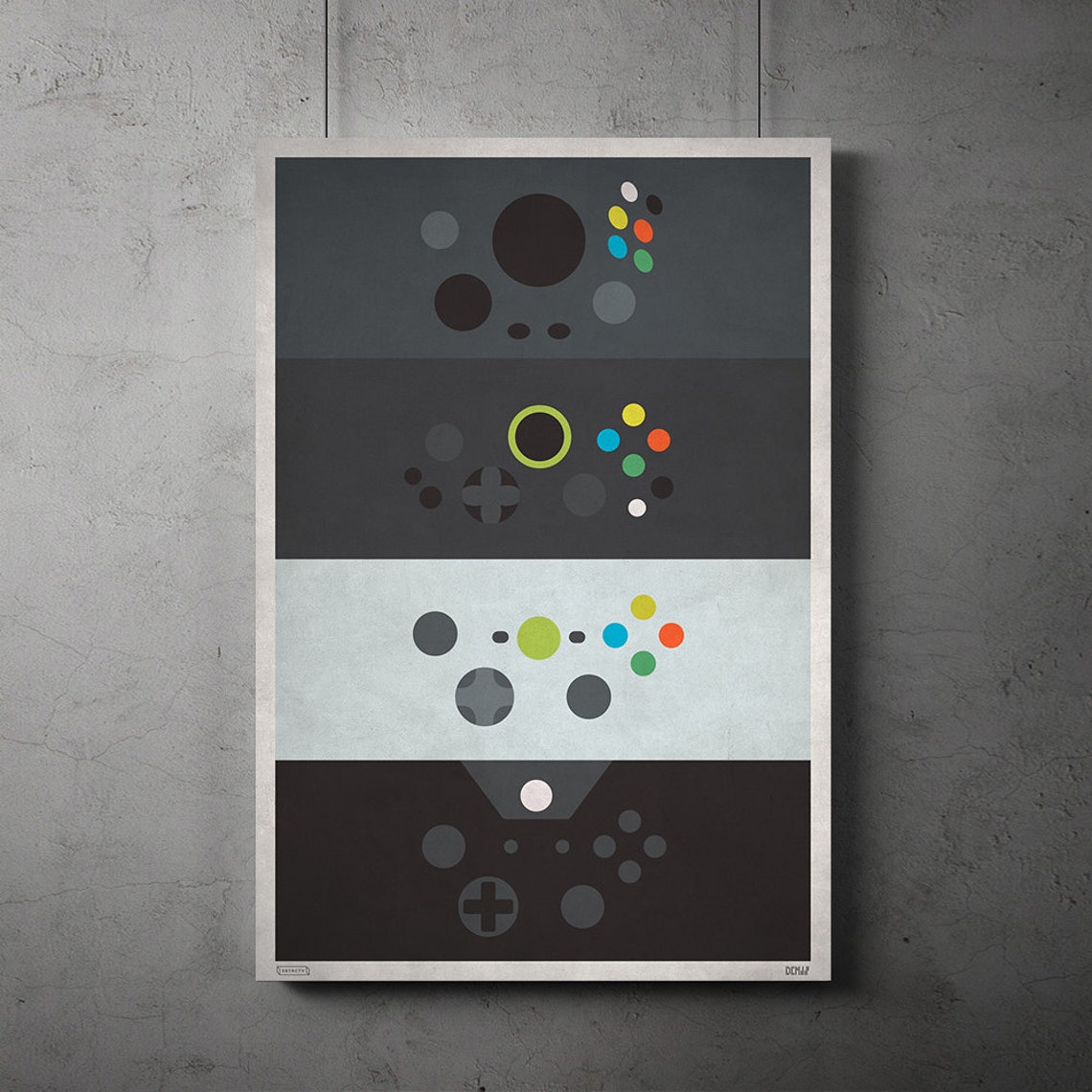 Microsoft Xbox Controller Minimalist Poster - Etsy