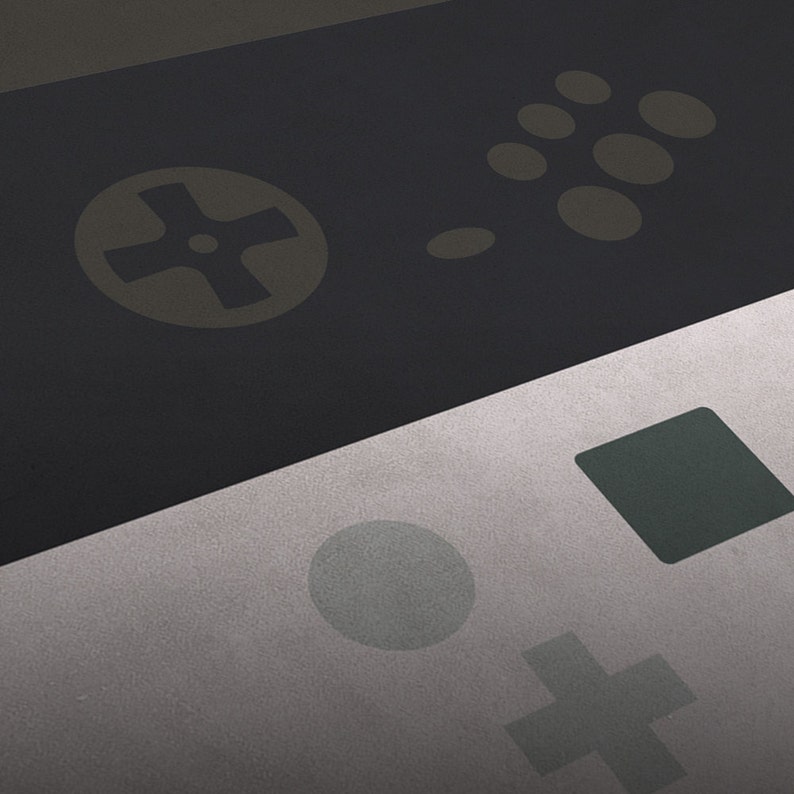 Sega Controller Minimalist Poster Etsy