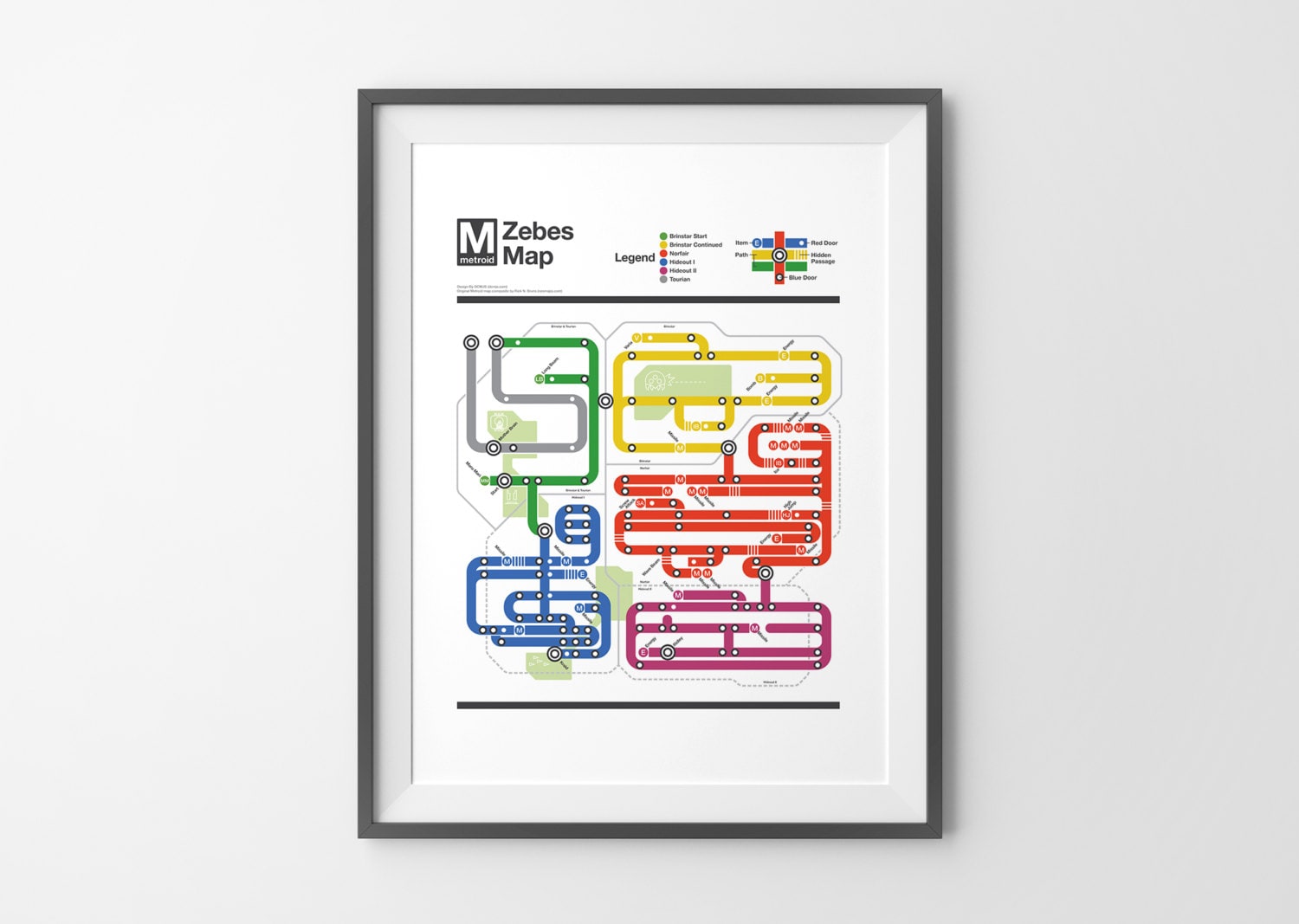 Metro de Metroid NES mapa Series - Etsy México