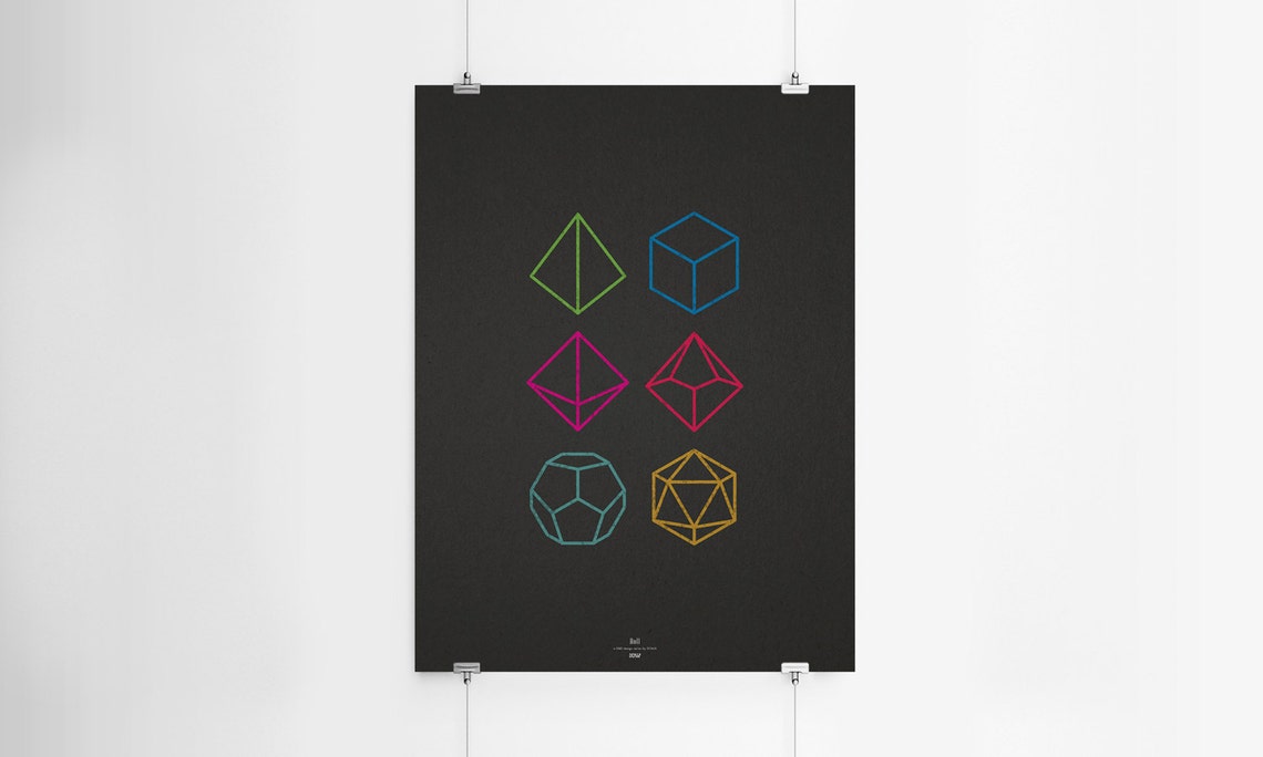 All 6 Designs Dungeons & Dragons Line Art Series - Etsy