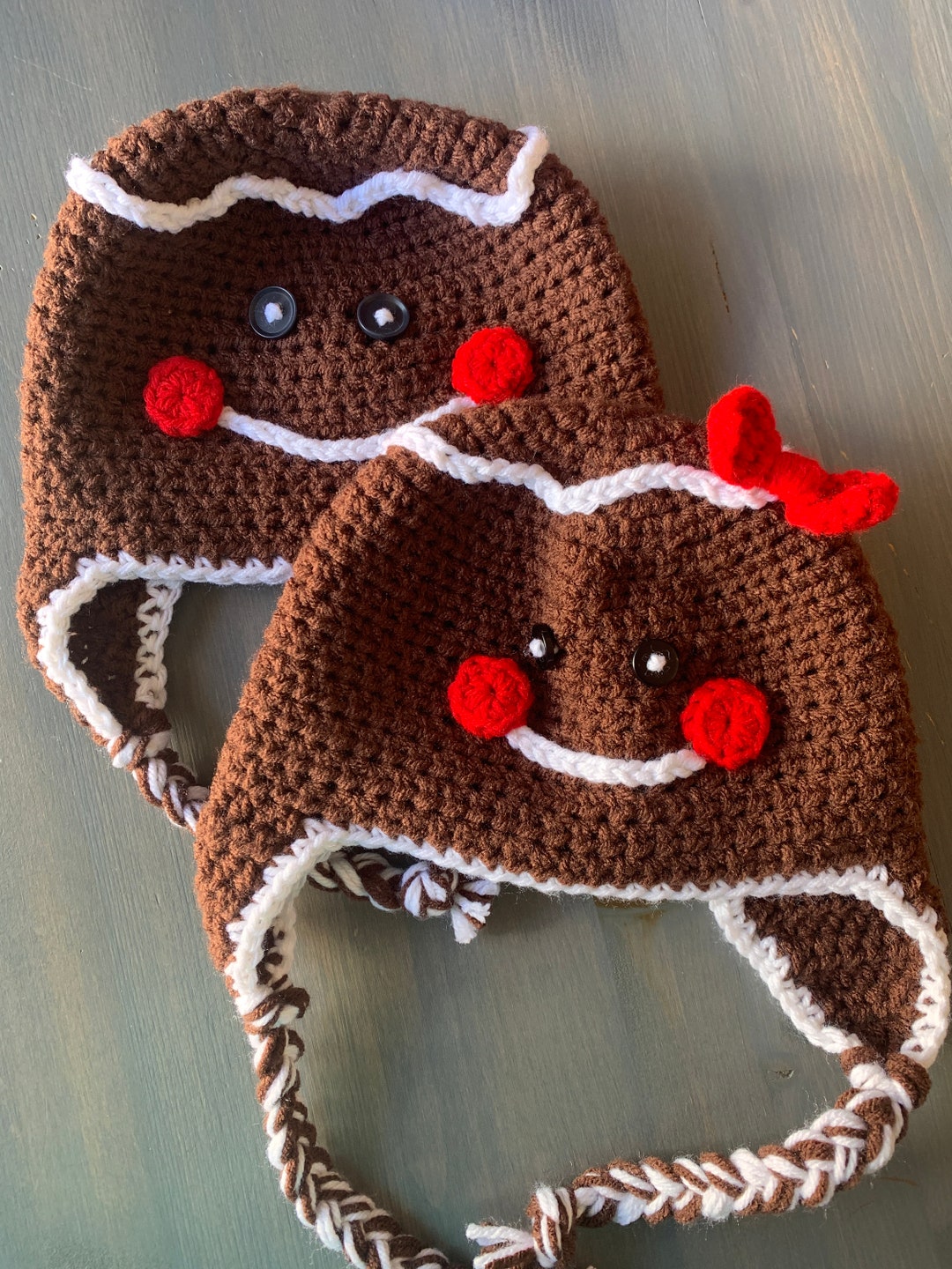 Gingerbread People Hats - Etsy