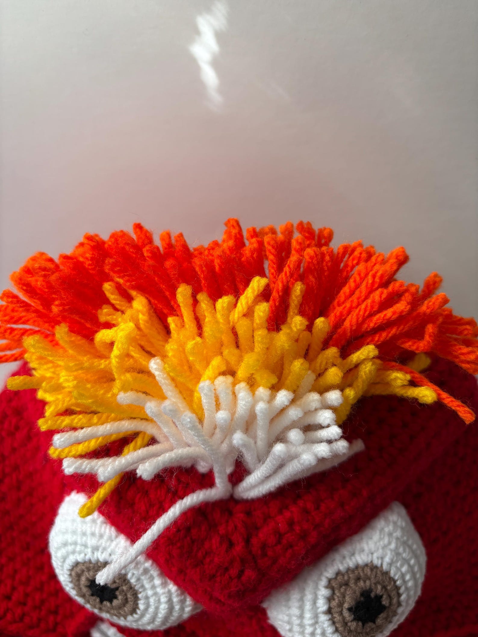 Inside Out Anger Hat: Halloween Costume, Winter Hat - Etsy
