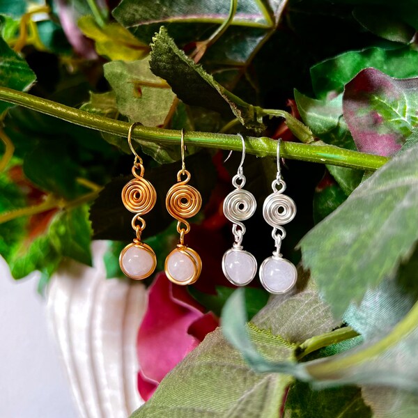 Wire Wrap Earrings - Etsy