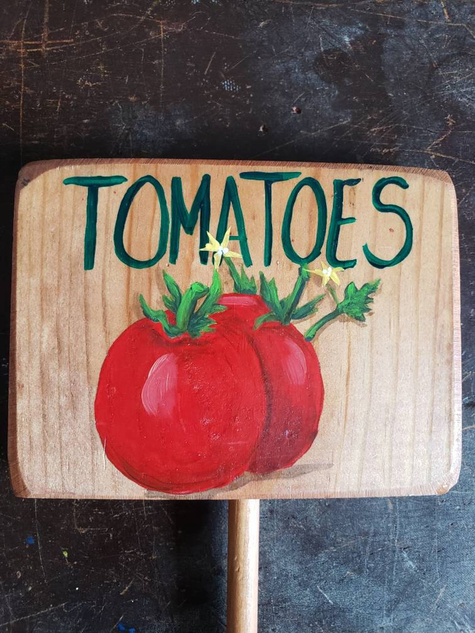 SALE, Set of 12 Garden Stakes, Garden Markers, Garden Signs, Garden ...