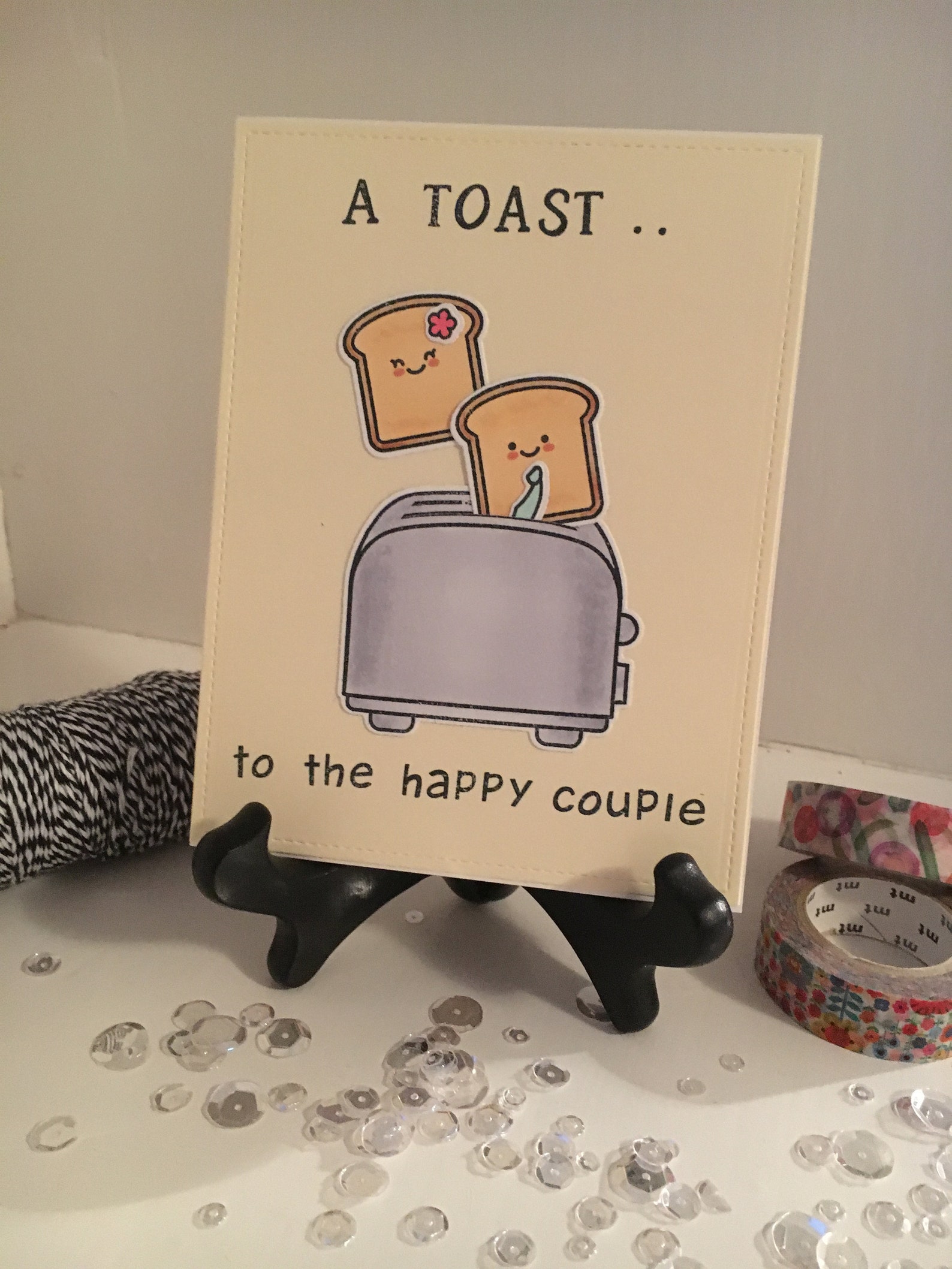 Wedding Card "let's Toast" - Wedding, Engagement, Funny Wedding ...