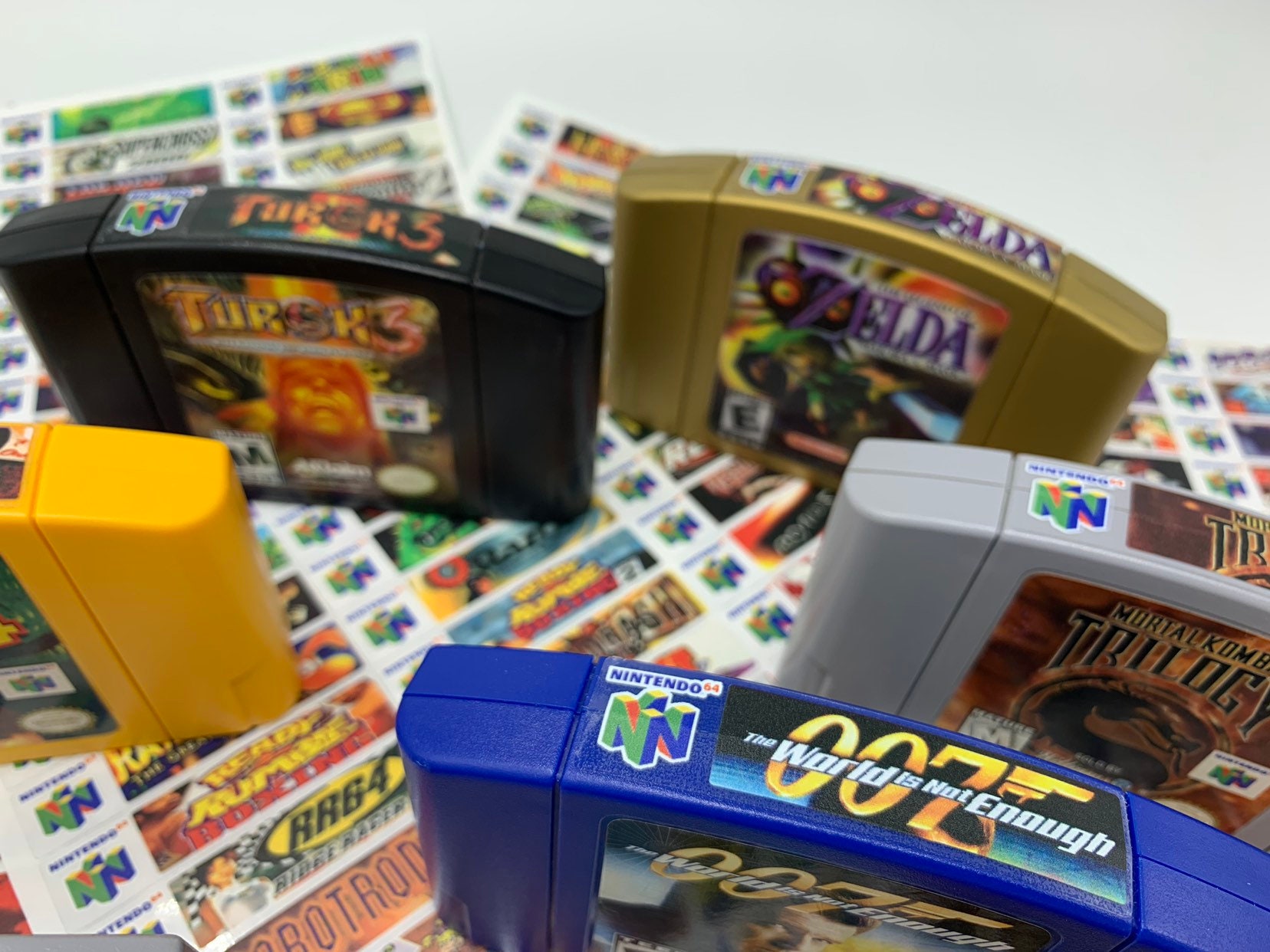 N64 End Labels All NEW Clear - Etsy