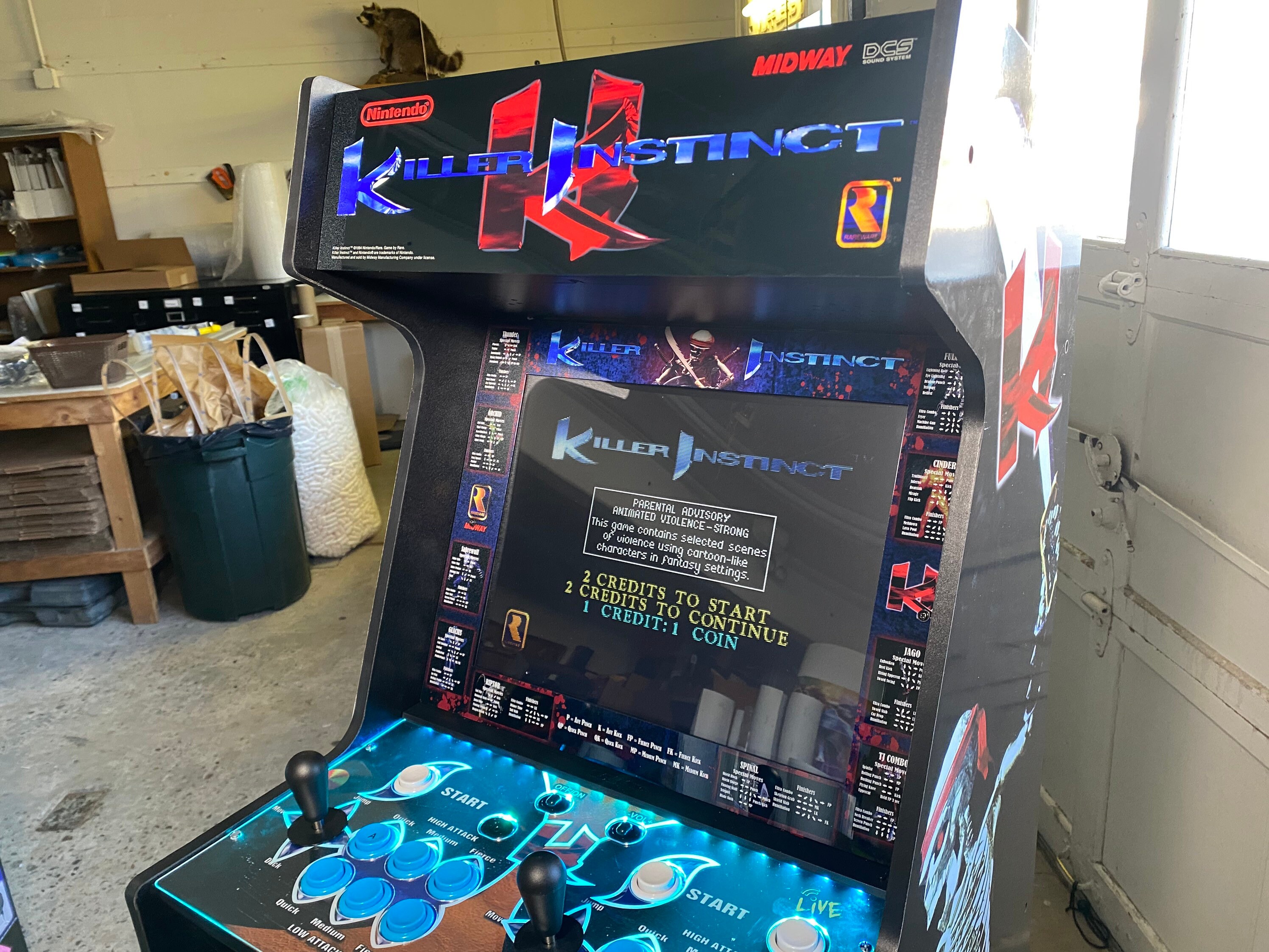Arcade 1up Killer Instinct 1 or 2 Moves Bezel | Etsy