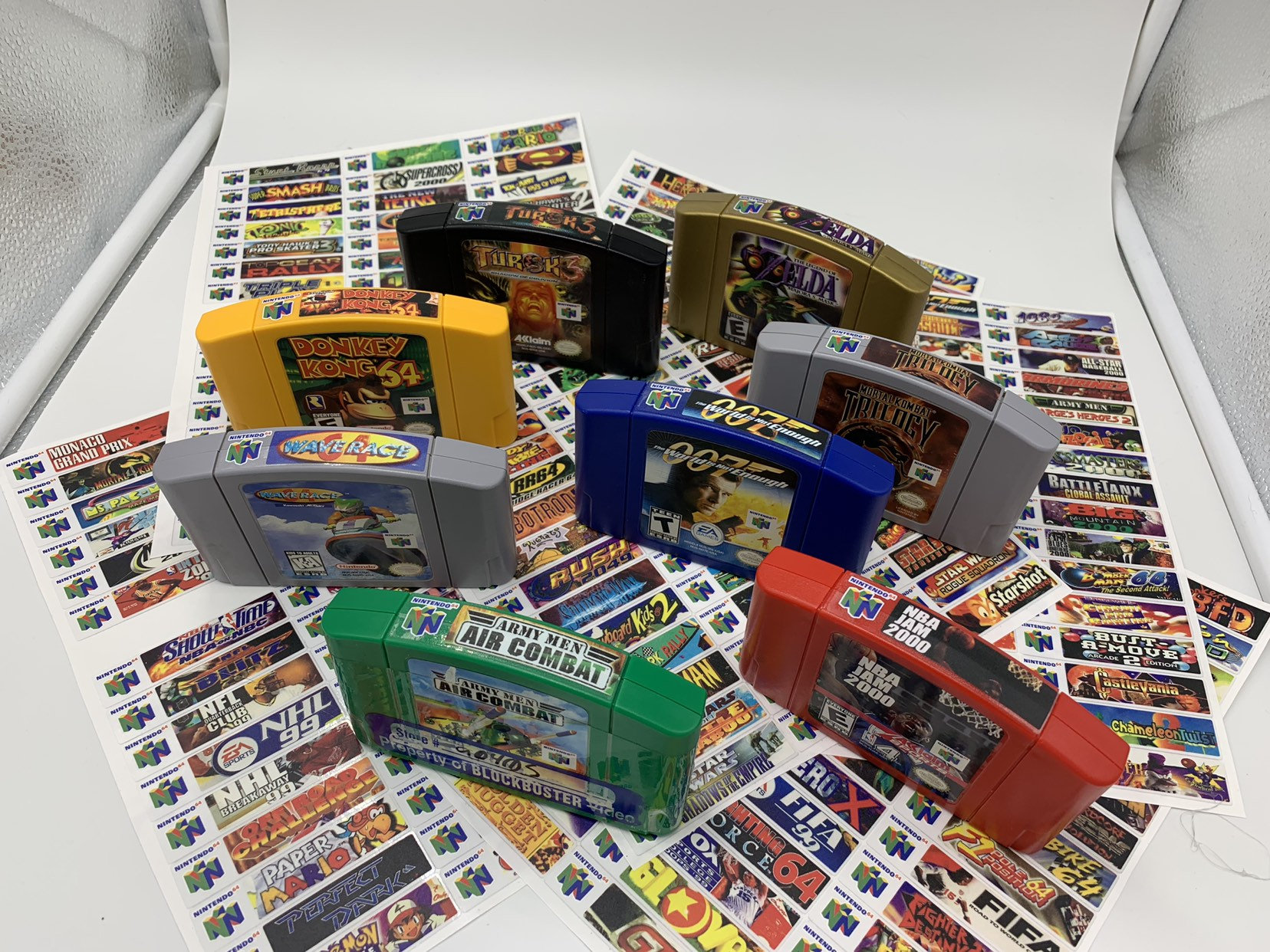 N64 End Labels All NEW Clear - Etsy