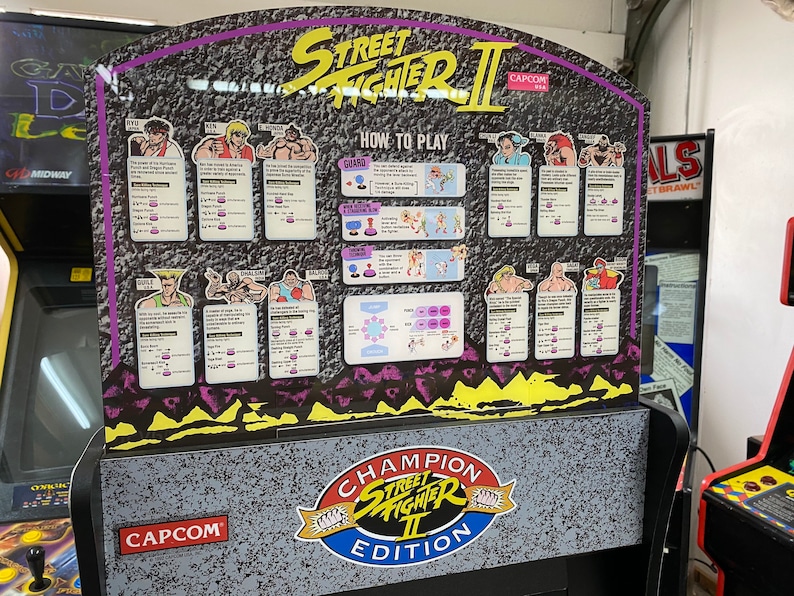 Arcade 1up Street Fighter Topper - Etsy