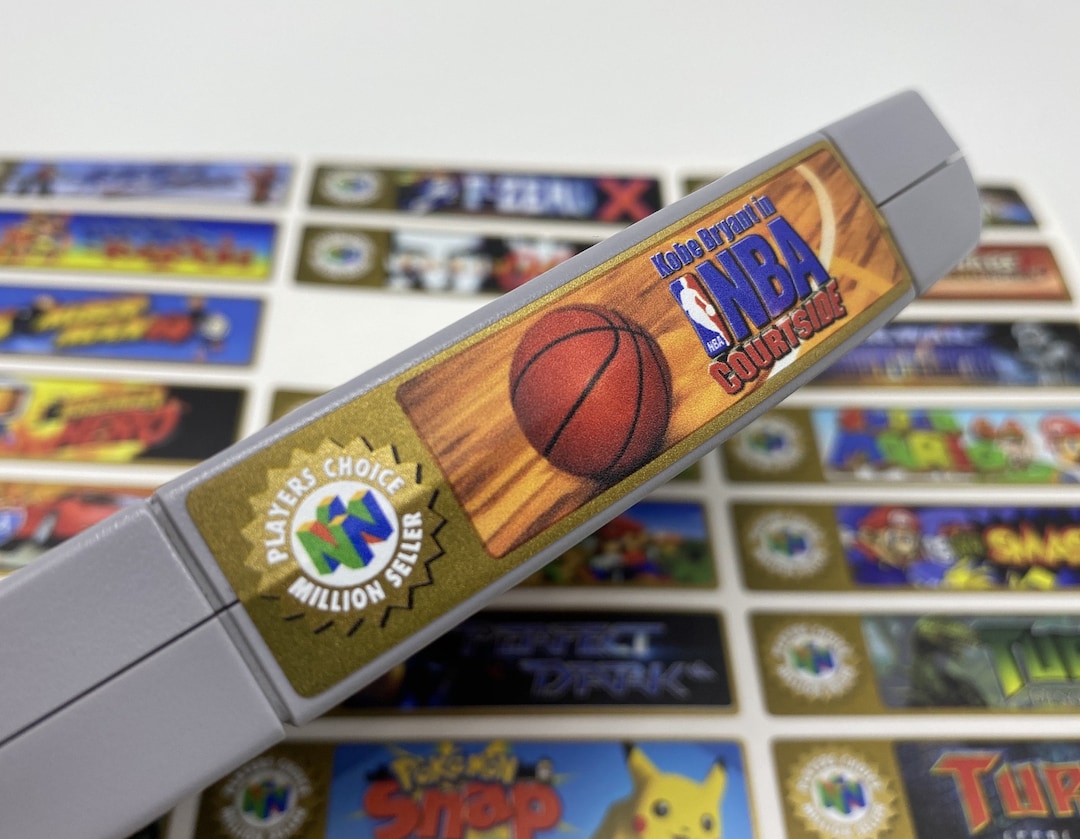 Nintendo 64 Players Choice End Labels - Etsy