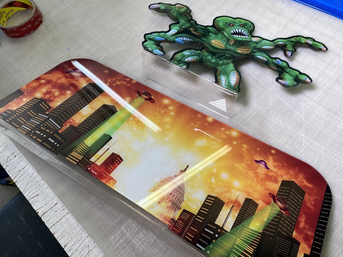 Arcade 1up Attack From Mars Topper - Etsy