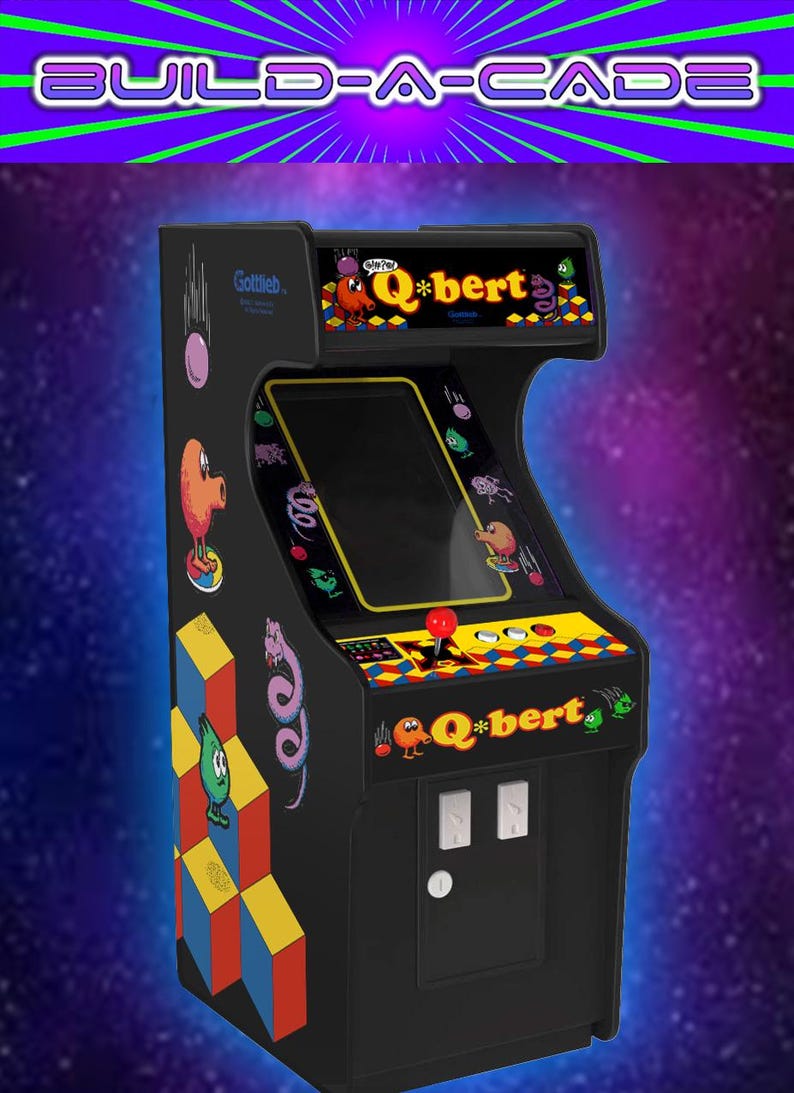GRS Build-a-cade Art Kit- Q*bert - Etsy
