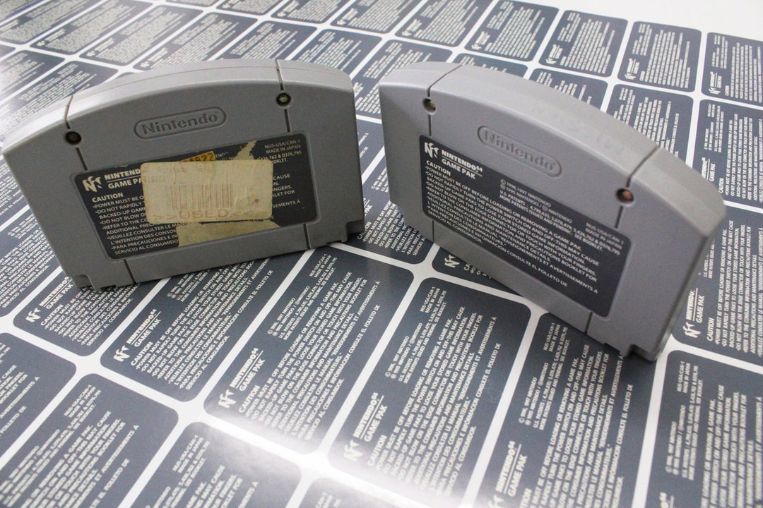 N64 Rear Replacement Labels - Etsy