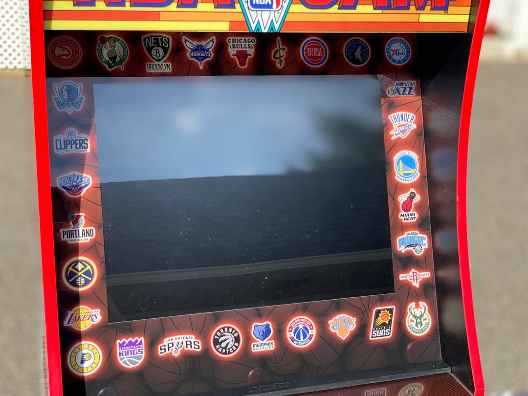 NBA Jam Bezel- Arcade 1up - Etsy