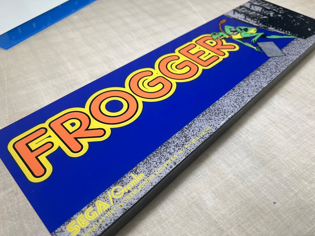 Arcade 1up Slip on Replacement Frogger Marquee - Etsy