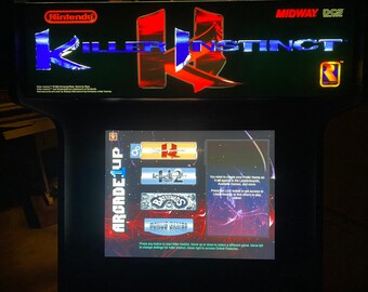 Arcade 1up Killer Instinct 1 or 2 Moves Bezel | Etsy