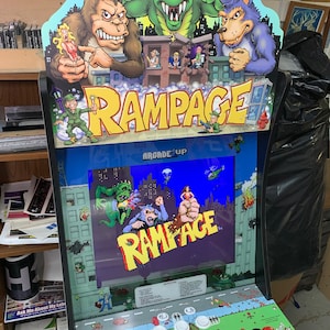 Arcade 1up Rampage Marquee Topper. - Etsy