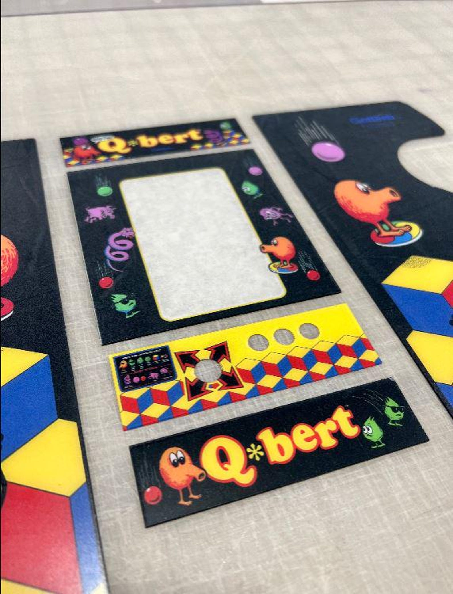 GRS Build-a-cade Art Kit- Q*bert - Etsy