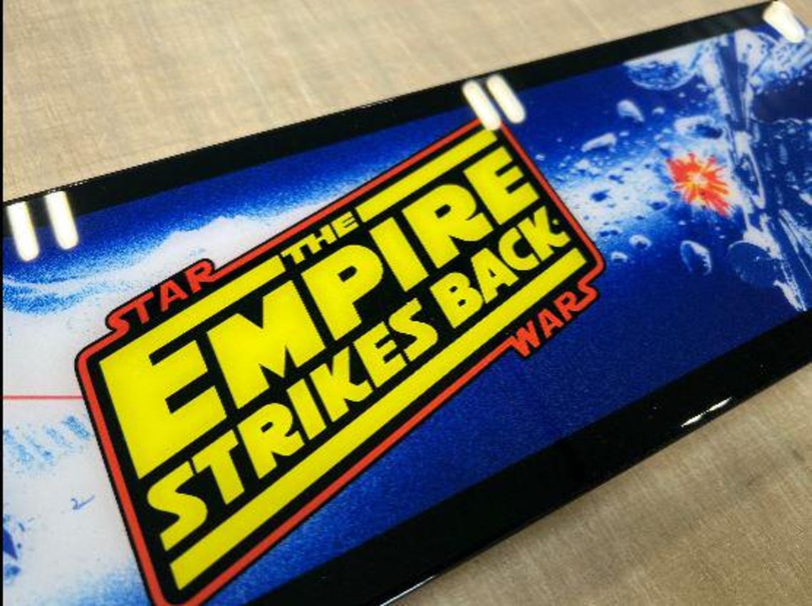 Arcade 1up Slip on Replacement Empire Strikes Back Marquee - Etsy