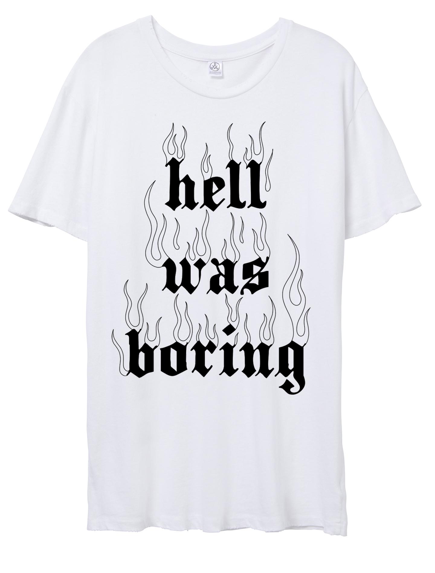 Hell Was Boring, Halloween Graphic, PERSONAL USE, Transparent Png ...