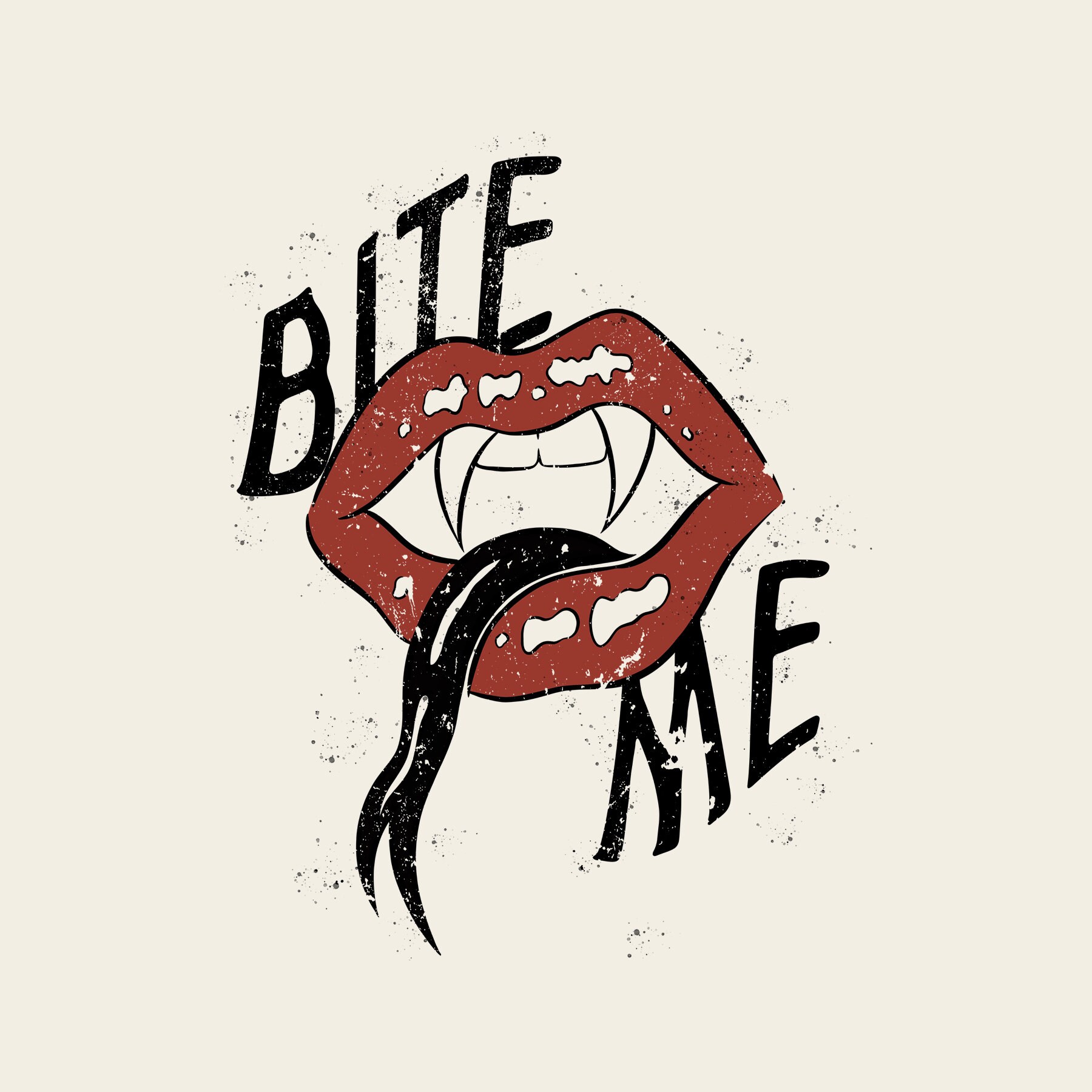 Bite Me, Vampire Graphic, PERSONAL USE, Transparent Png Digital ...