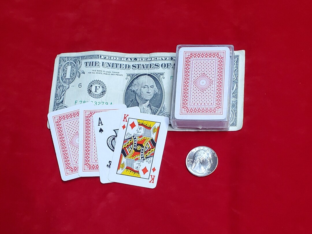 Small Playing Cards 1-5/8 X 2-3/8 38mm X 58mm Little Cards, Mini Cards ...
