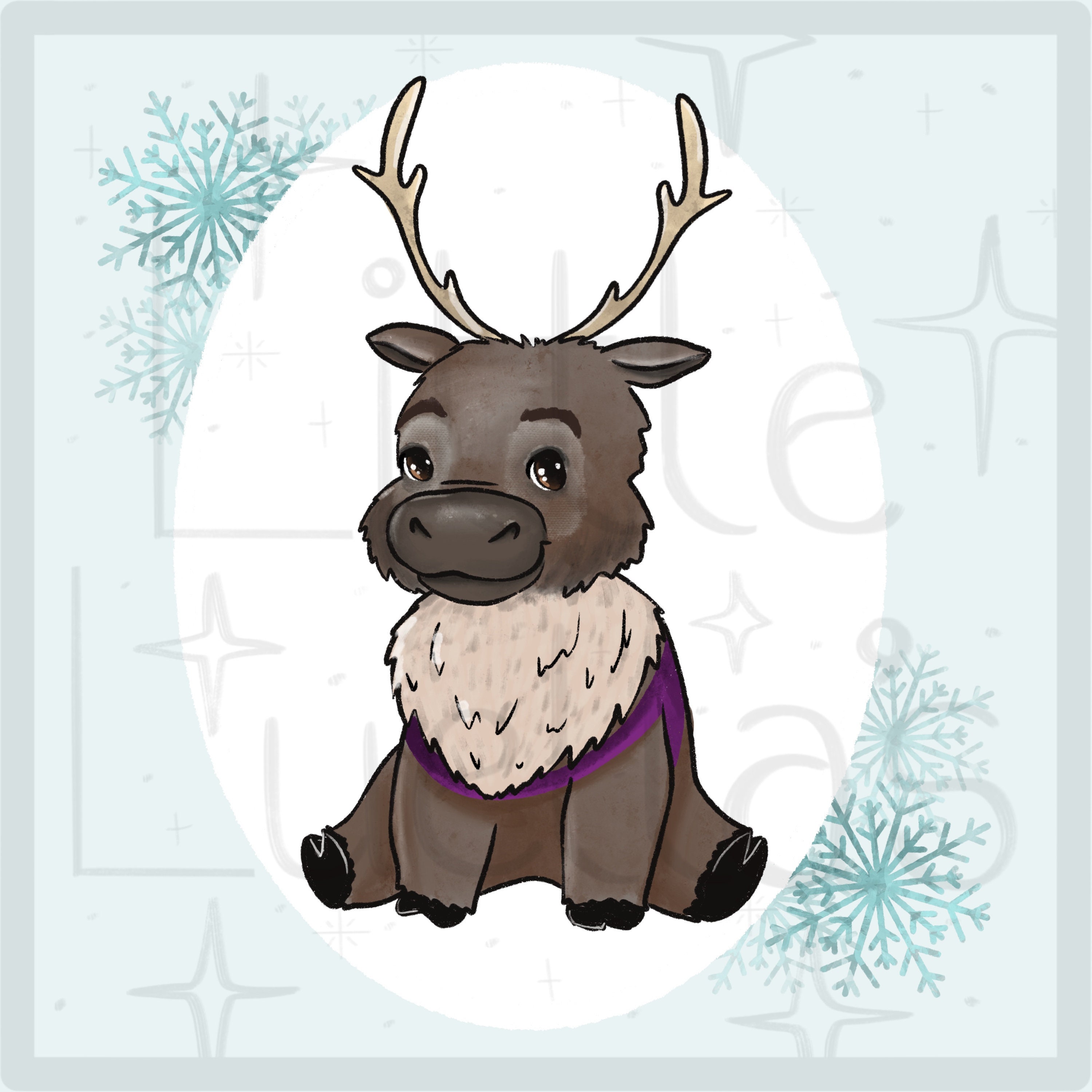 Snow Queen Ice Princess Snowman Reindeer Elsa Anna | Etsy