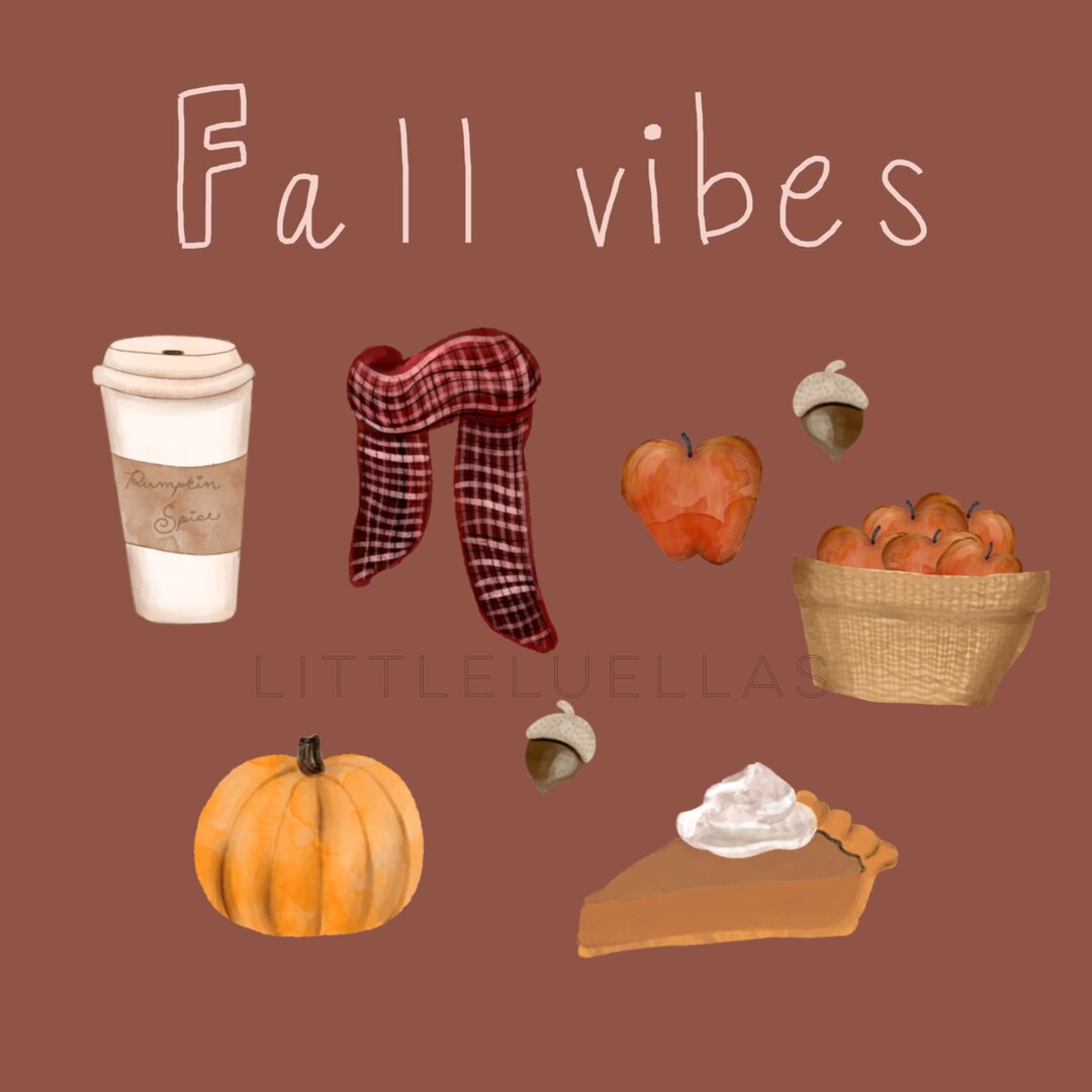 Fall Clipart, Autumn Clipart, Pumpkin Clipart, Fall Birthday, Autumn ...